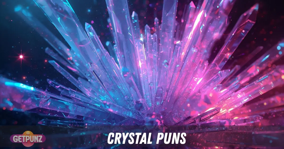 135 + Crystal Puns That Sparkle With Pure Fun