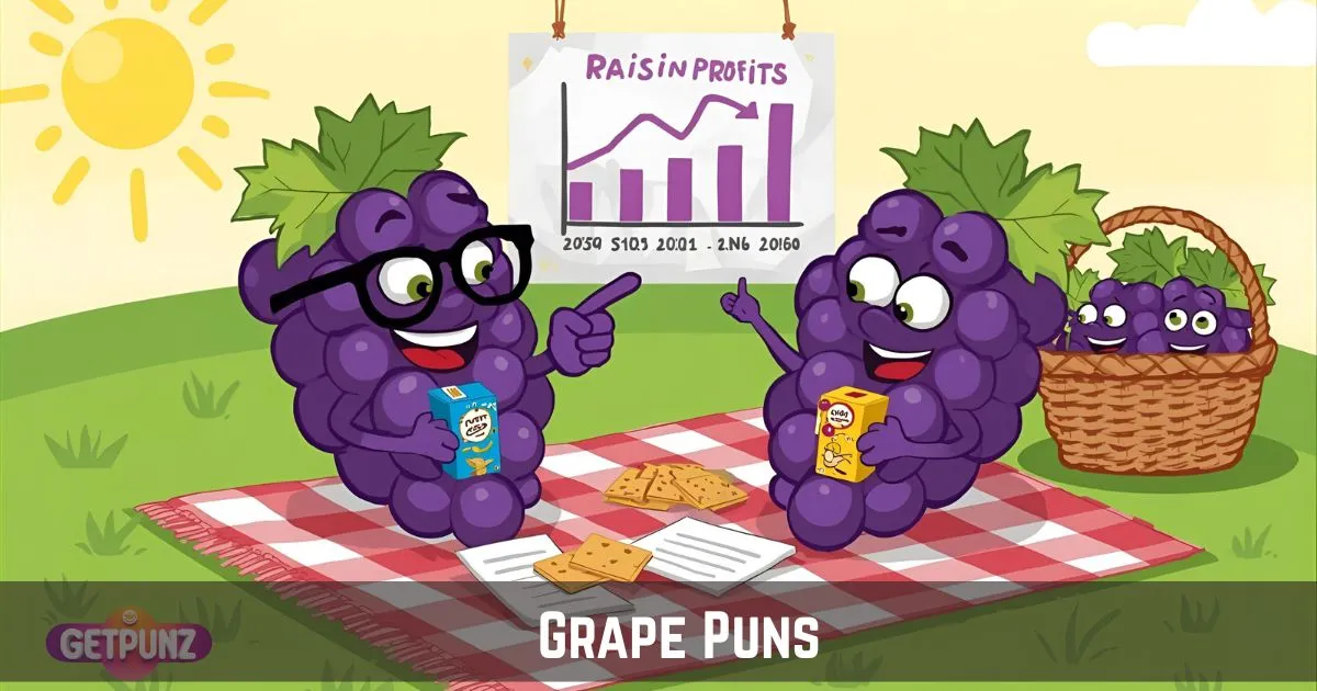 160 + Funny Grape Puns & Jokes That’ll Make You Crack a Smile