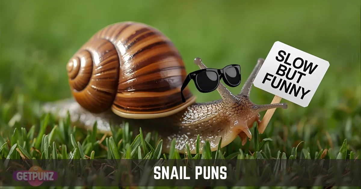 180 + Funny Snail Puns to Leave a Slime Trail of Smiles