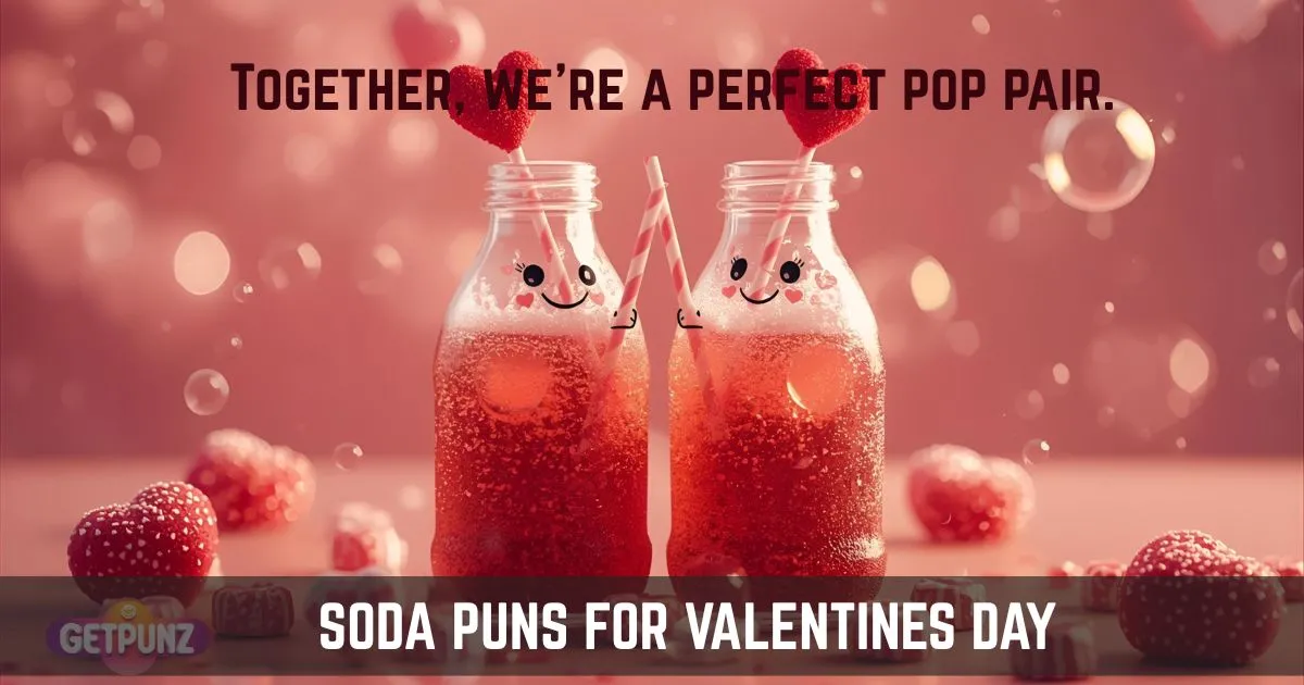 165 + Soda Puns for Valentine’s Day That Will Pop With Love