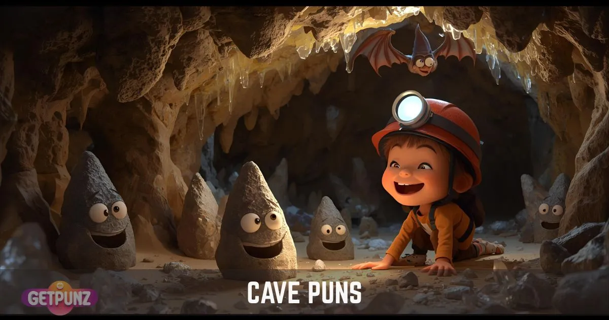 195 + Funny Cave Puns to Light Up the Dark