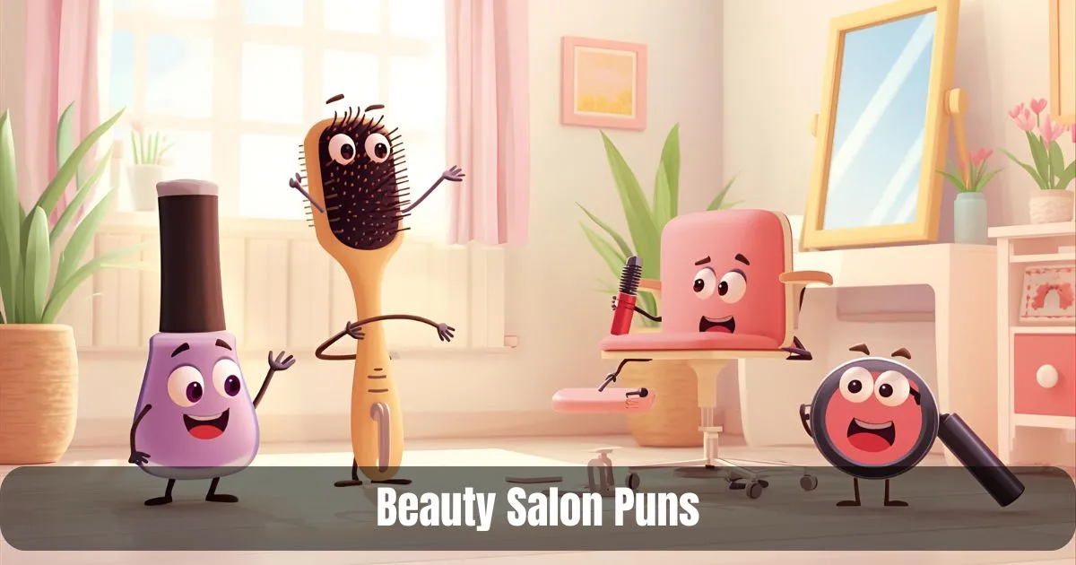210 + Beauty Salon Puns for Hair, Nails, and Spa Lovers