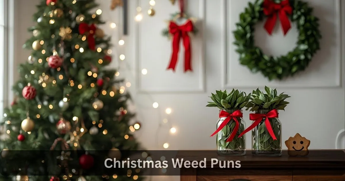 210 + Funny Weed Christmas Puns for Cozy Winter Laughs