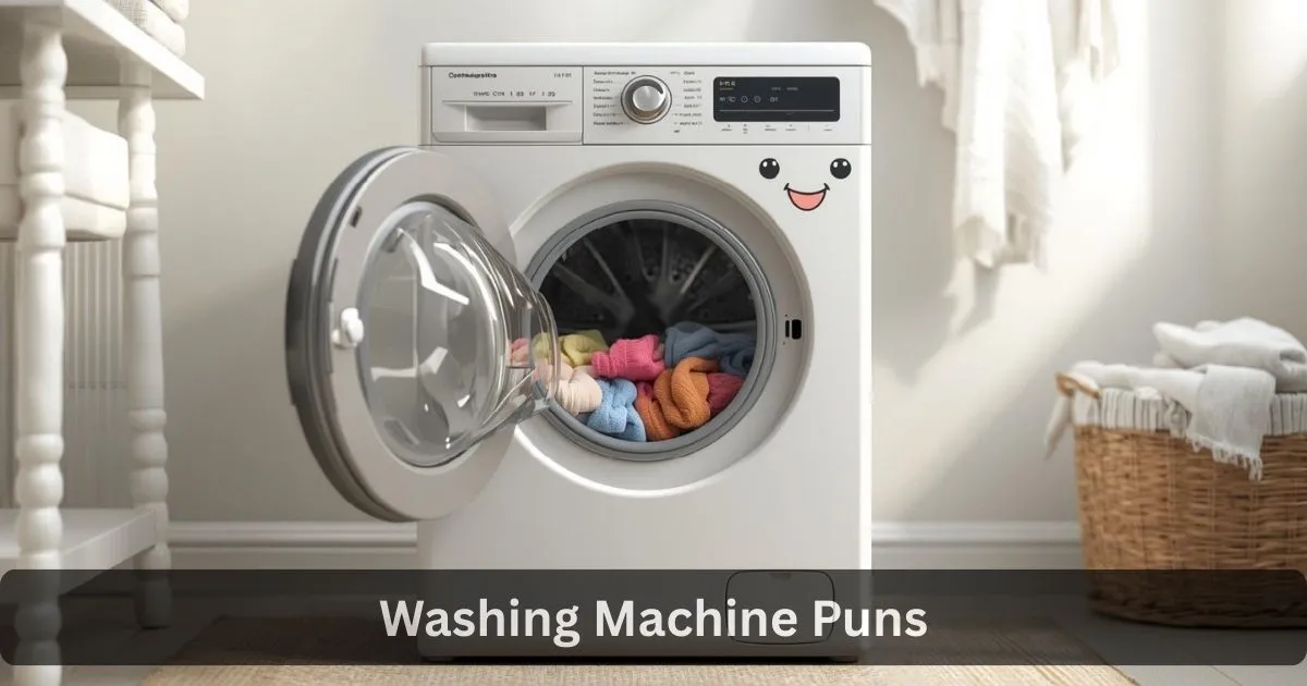 225 + Washing Machine Puns That Make Laundry More Fun